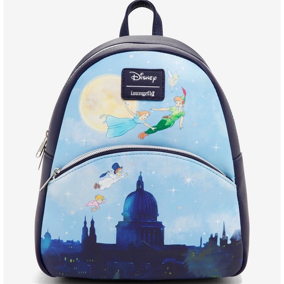 Loungefly | Bags | Loungefly Disney Peter Pan Flying City Mini Backpack ...
